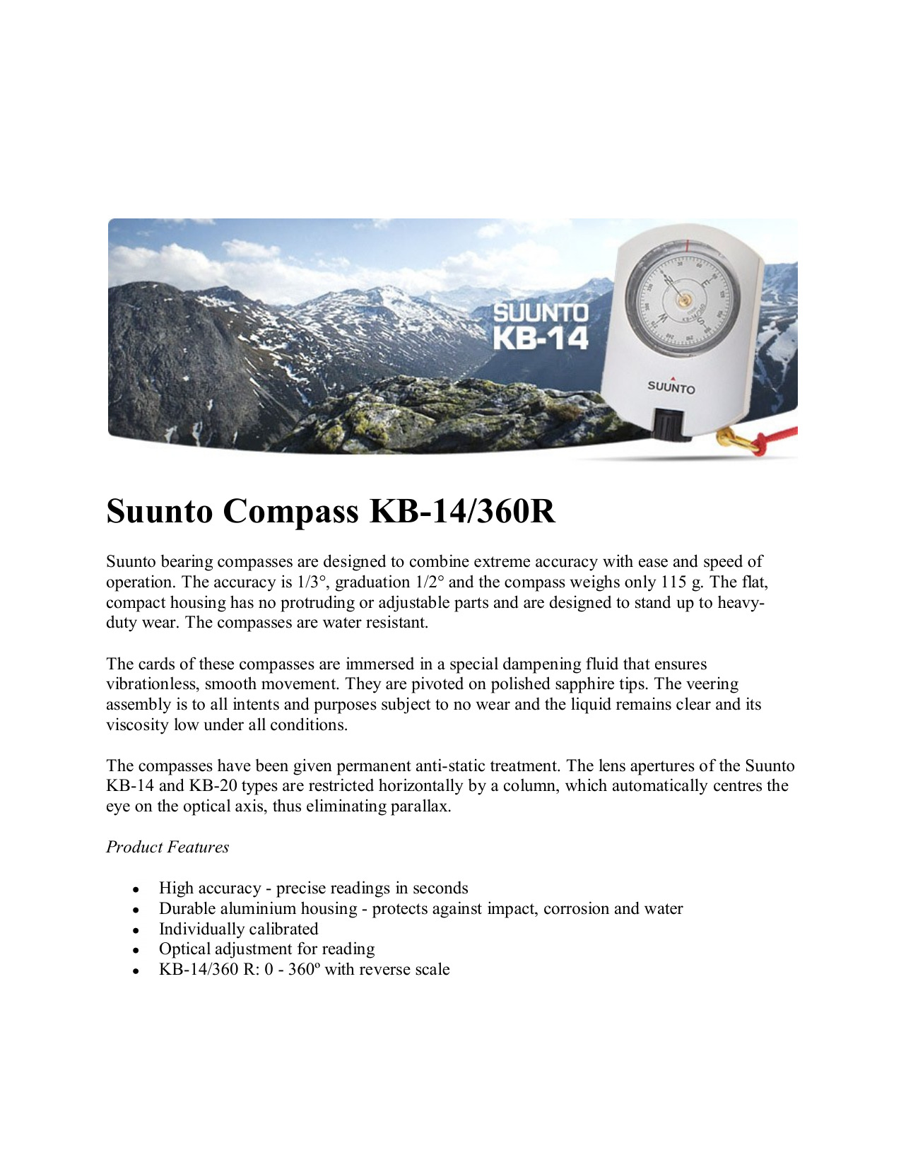 SUUNTO KB-14 – IMPORTADORA PERU