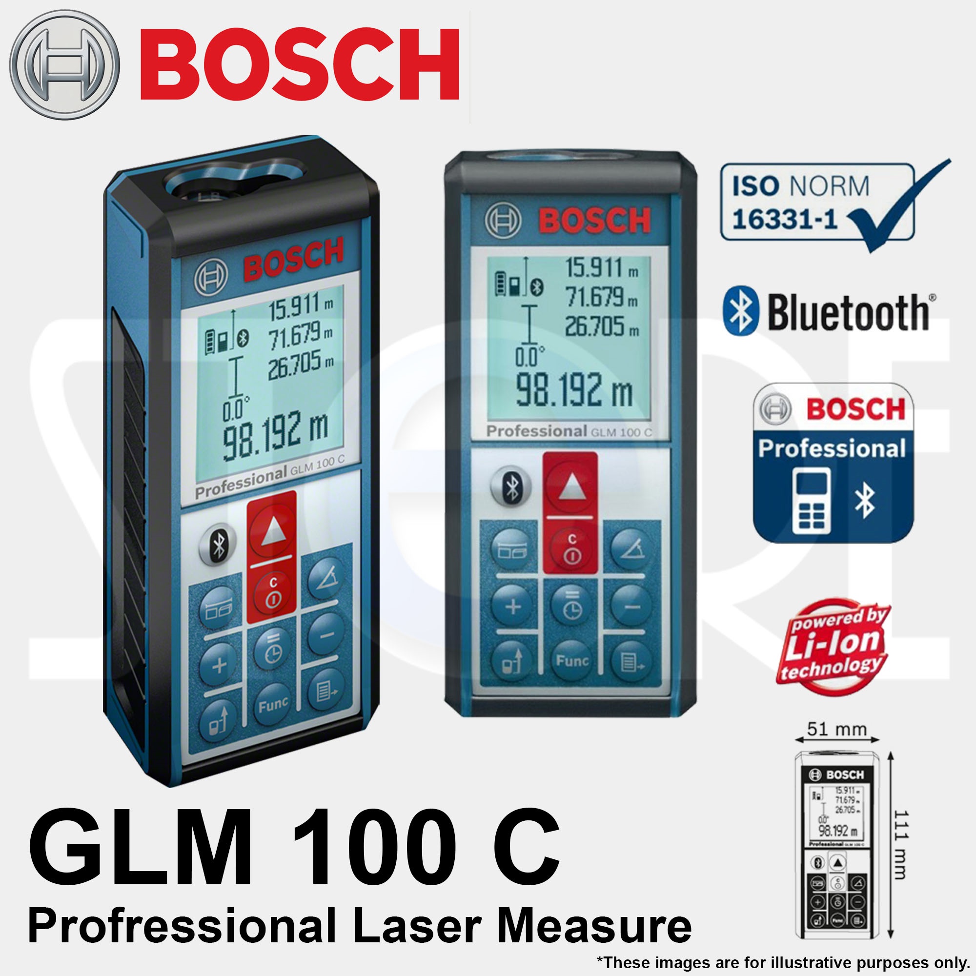 BOSCH GLM 100 C – IMPORTADORA PERU