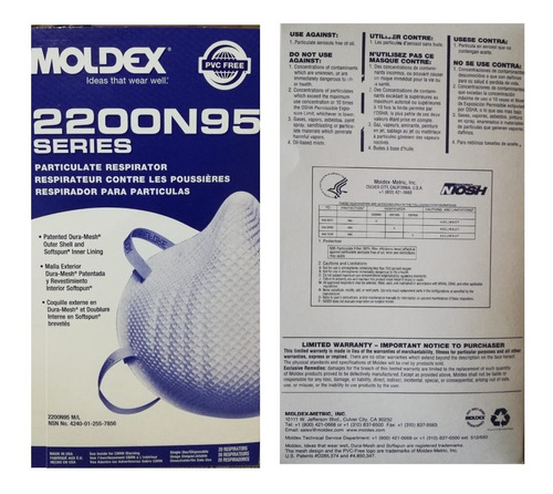 Moldex 2200N95 – IMPORTADORA PERU